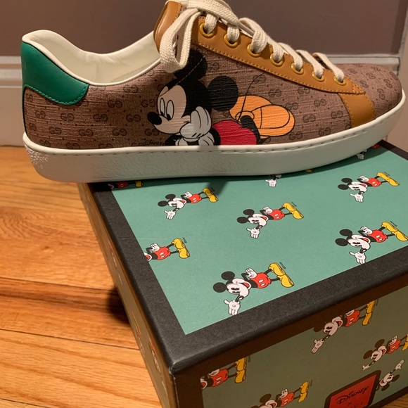 Gucci | Shoes | Guccixdisney Mickey Mouse Limited Edition Sneakers ...